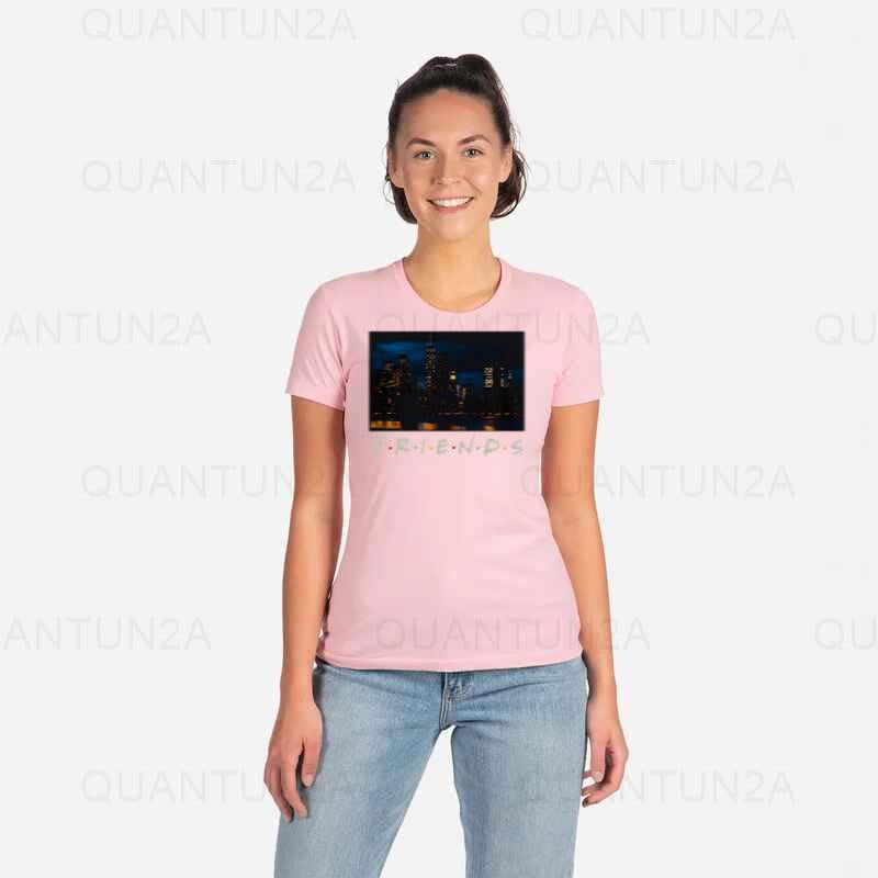 Quantun25 Friends TV Show New York Skyline Sitcom Fan Apparel Graphic ...