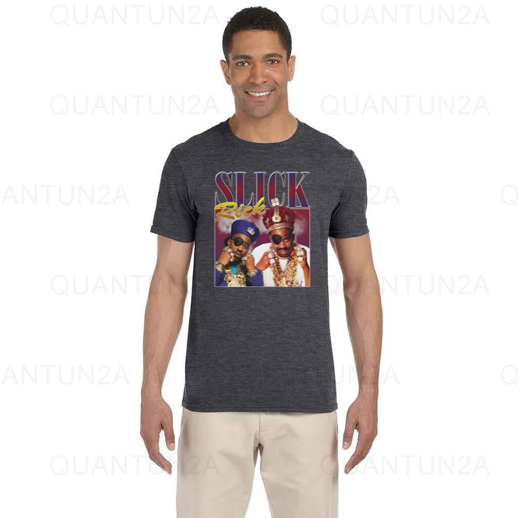 Quantun27 Slick Rick The Ruler Hip Hop Legend Old School Rap Artist Tee ...