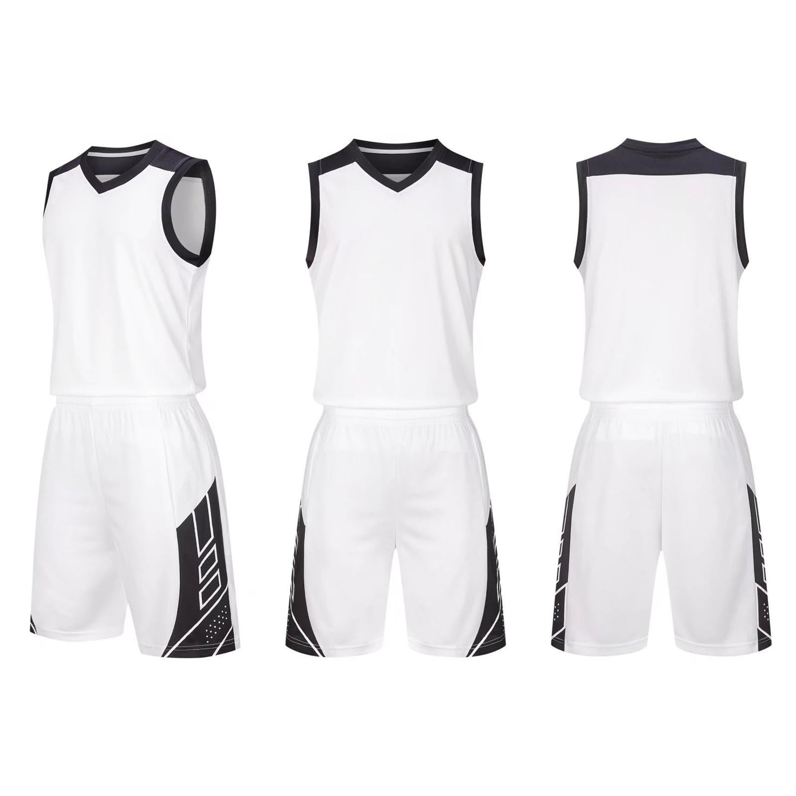 Quaouag Boys Basketball Jersey and Short Set Outfit 2 Piece Team ...