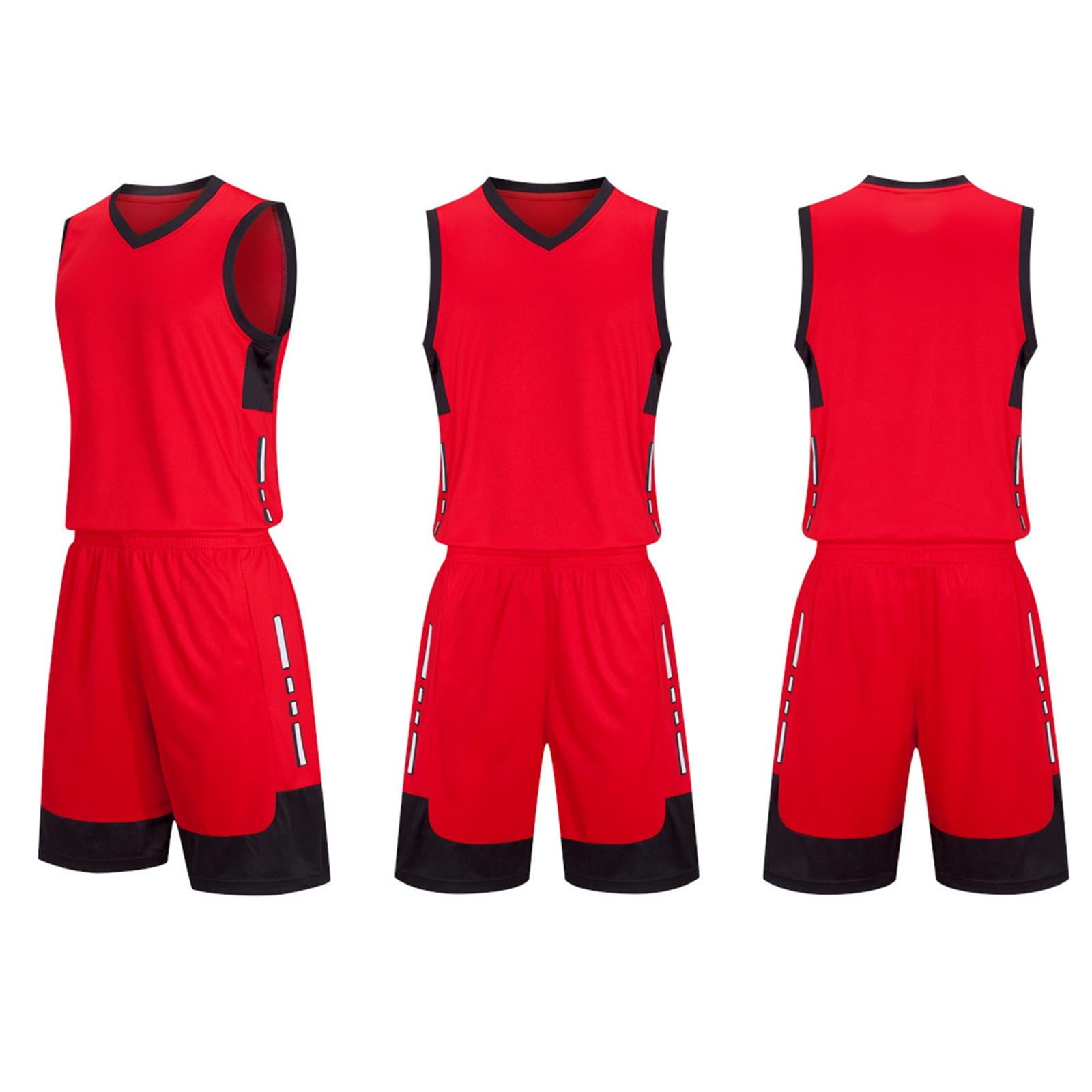 Quaouag Boys Basketball Jersey and Shorts Set Athletic Tracksuit Team ...