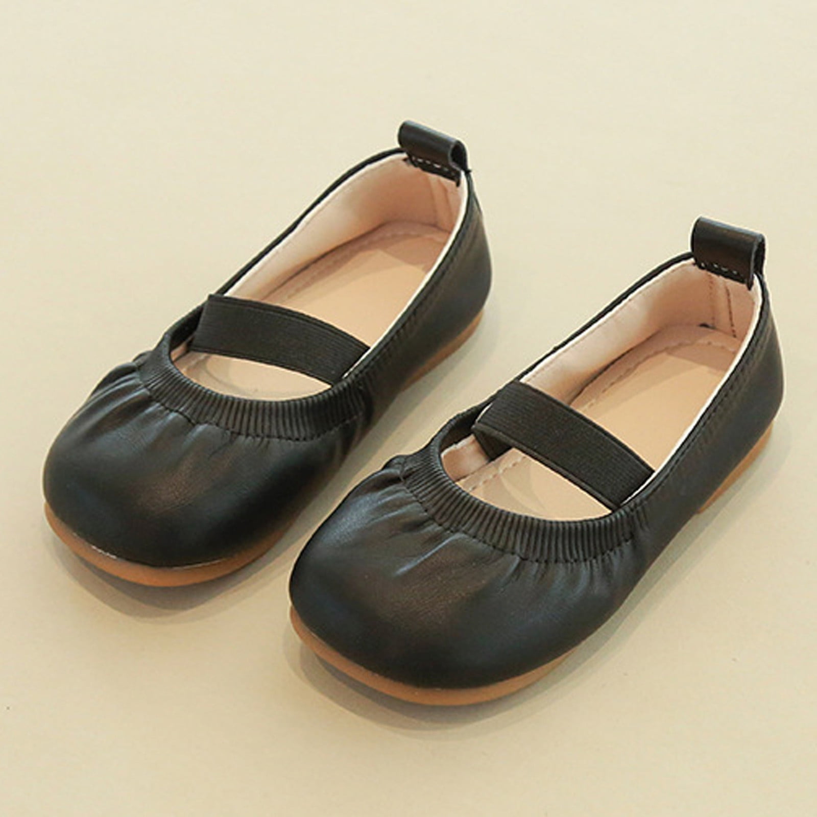 Quaouag Girl's Classic Mary Jane School Uniform Shoes Flat Dress Shoes ...