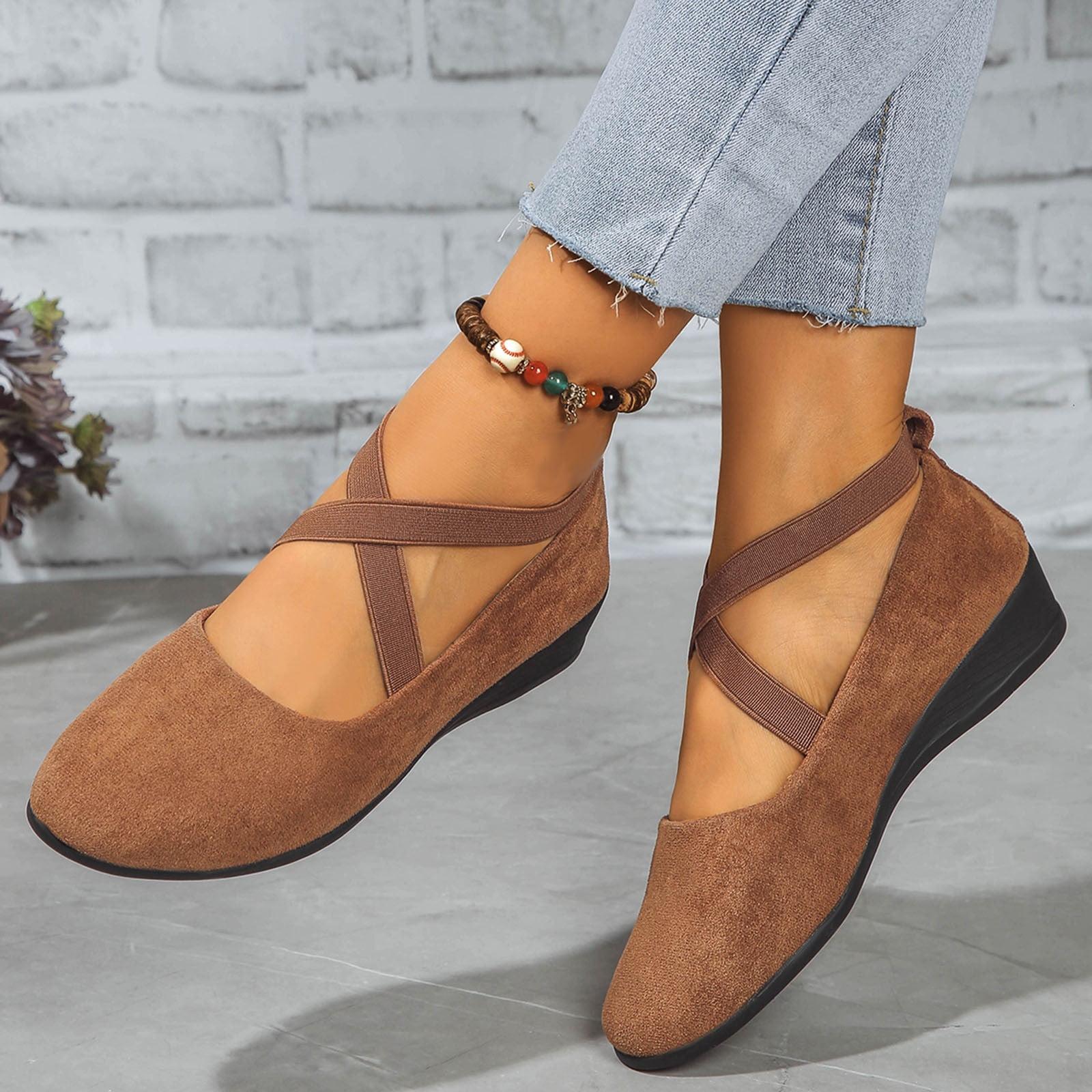Quaouag Loafers for Women Business Casual Shoes Comfortable ...