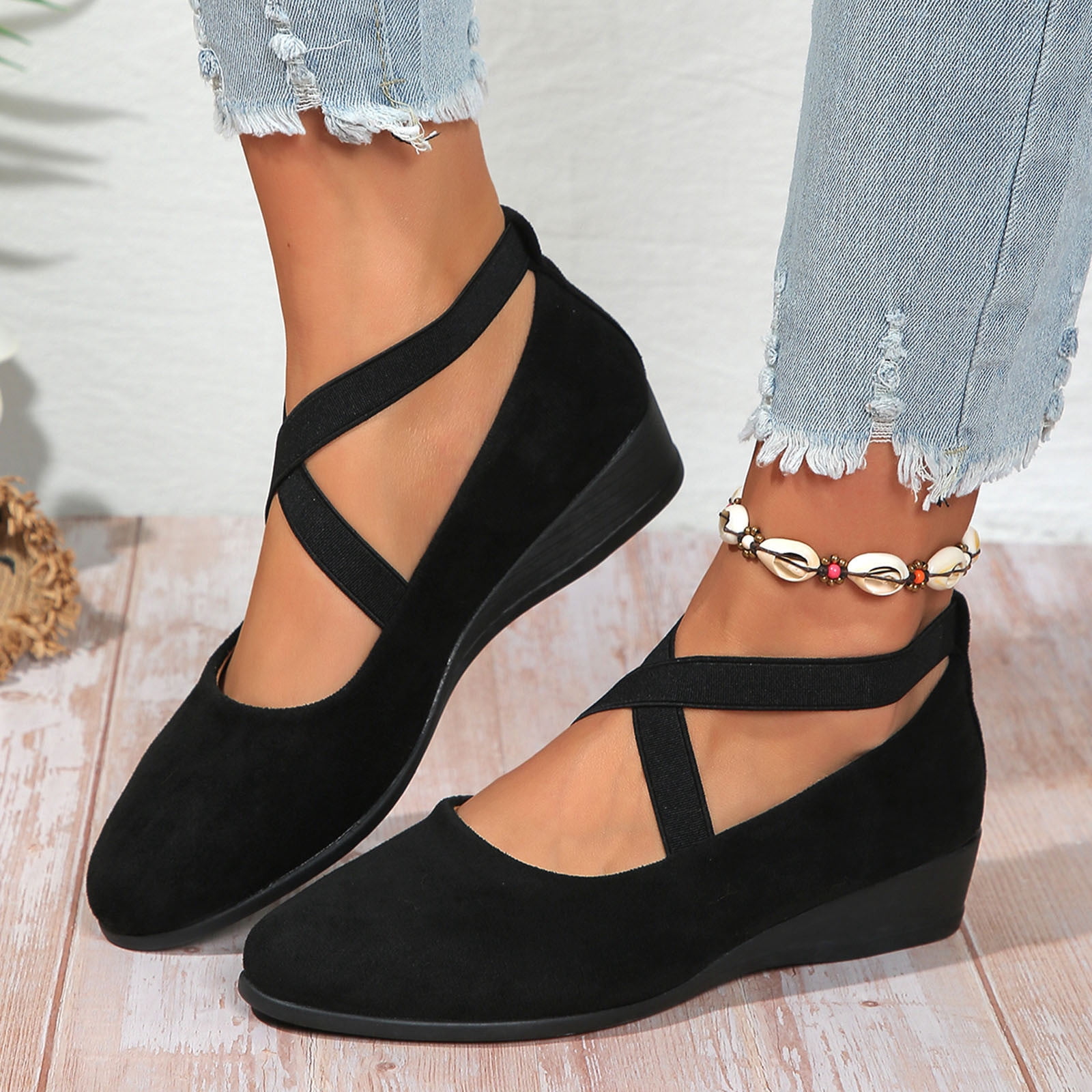 Quaouag Loafers for Women Business Casual Shoes Comfortable ...