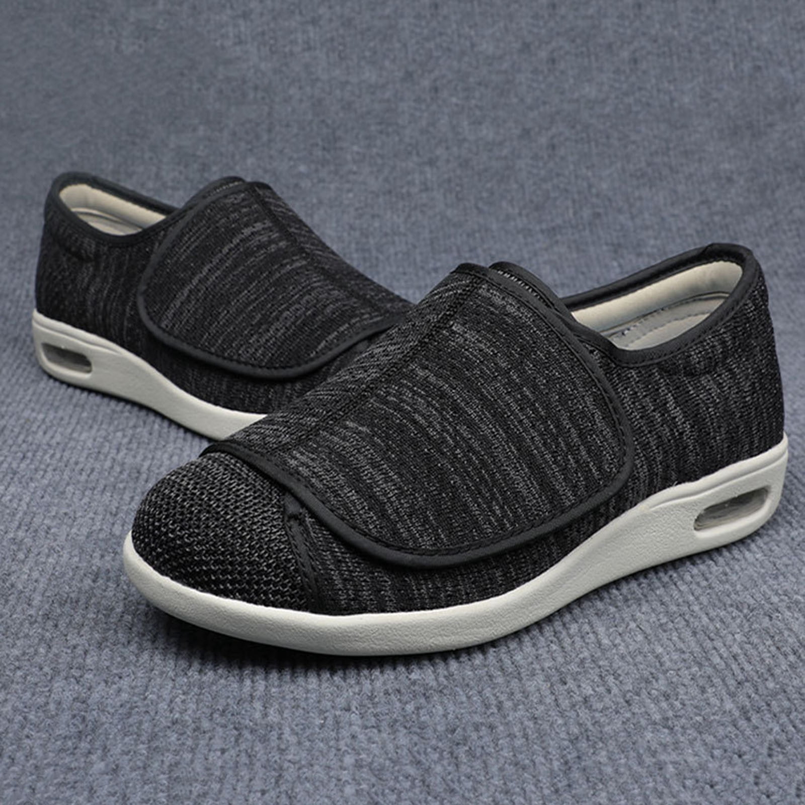 Quaouag Women's Wide Width Diabetic Edema Shoes with Fully Adjustable ...