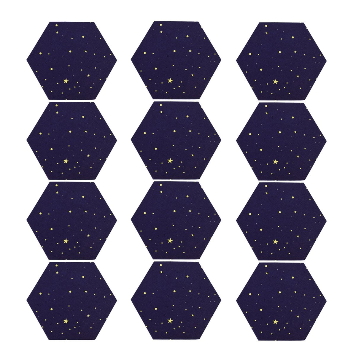 Quaqdae 12 Pack Starry Sky Hexagon Acoustic Panels,Sound Proofing ...