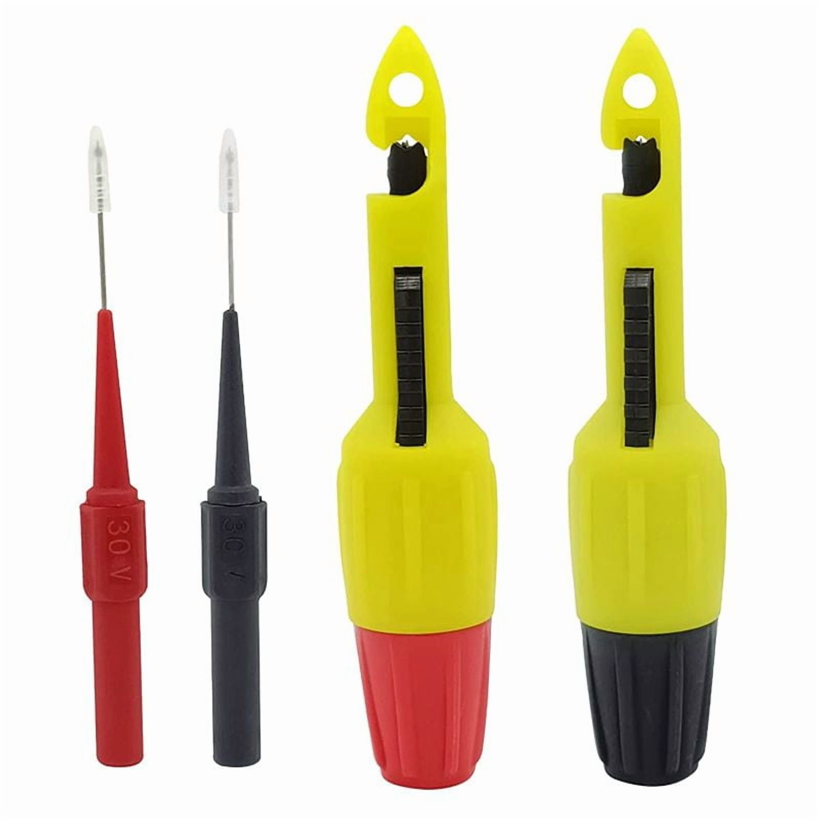 Quaqdae 2 Pack Wire Piercing Probe Insulation Clip with Insulated Probe ...