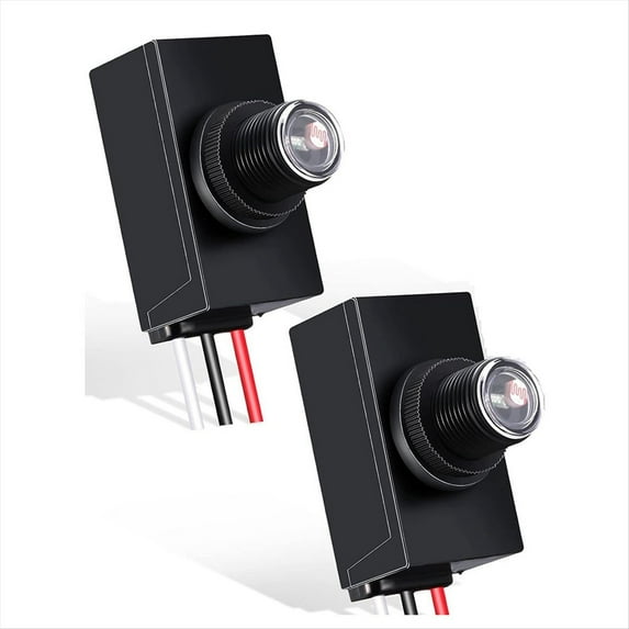 Quaqdae 2 Pieces Dusk to Dawn Sensor for Outdoor Lighting 120-277V ...