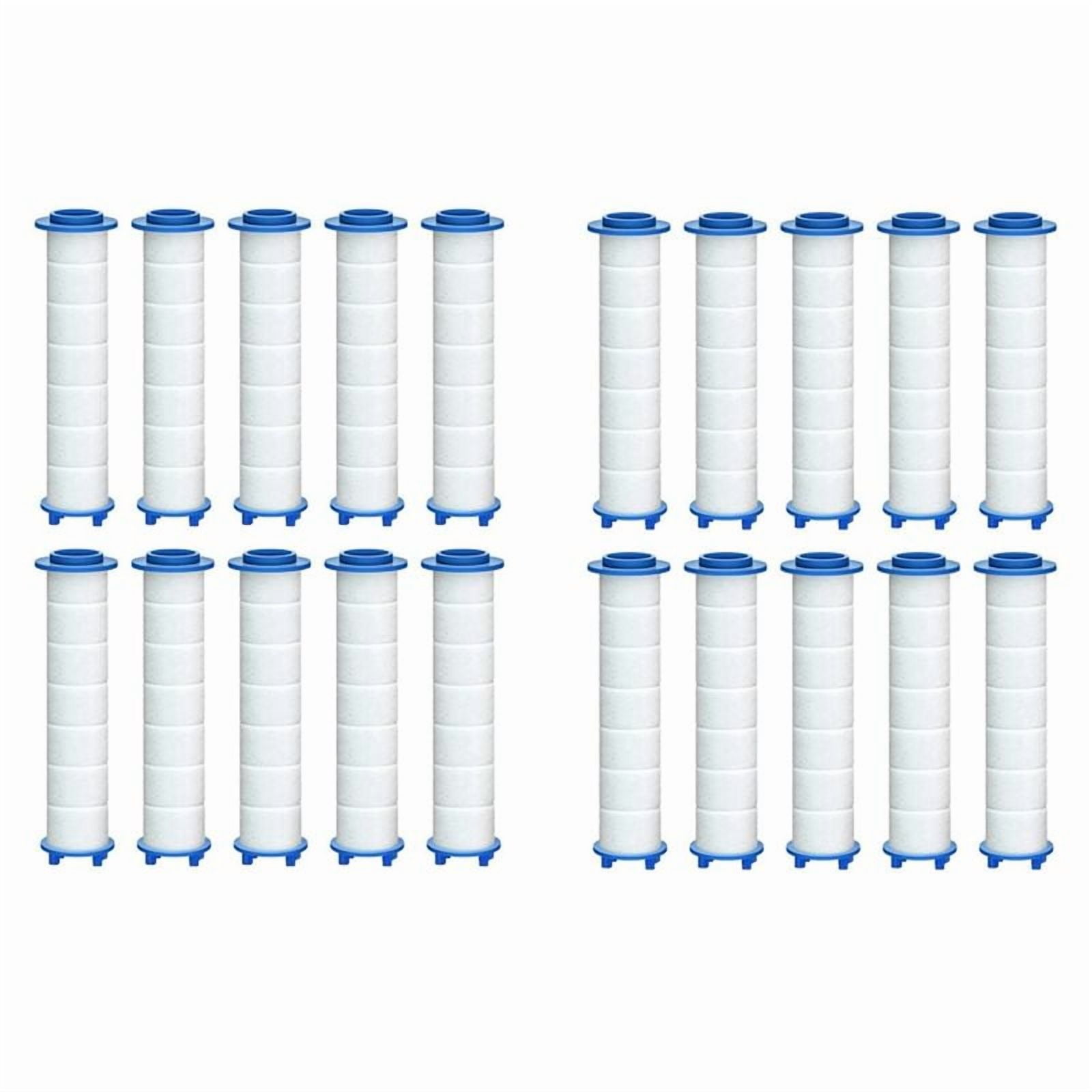 Quaqdae 20Pcs Replacement Shower Filter for Hard Water - High Output To ...
