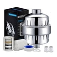Quaqdae 25 Stage Shower Head Filter Purifier with 2Pc Filter for Hard ...