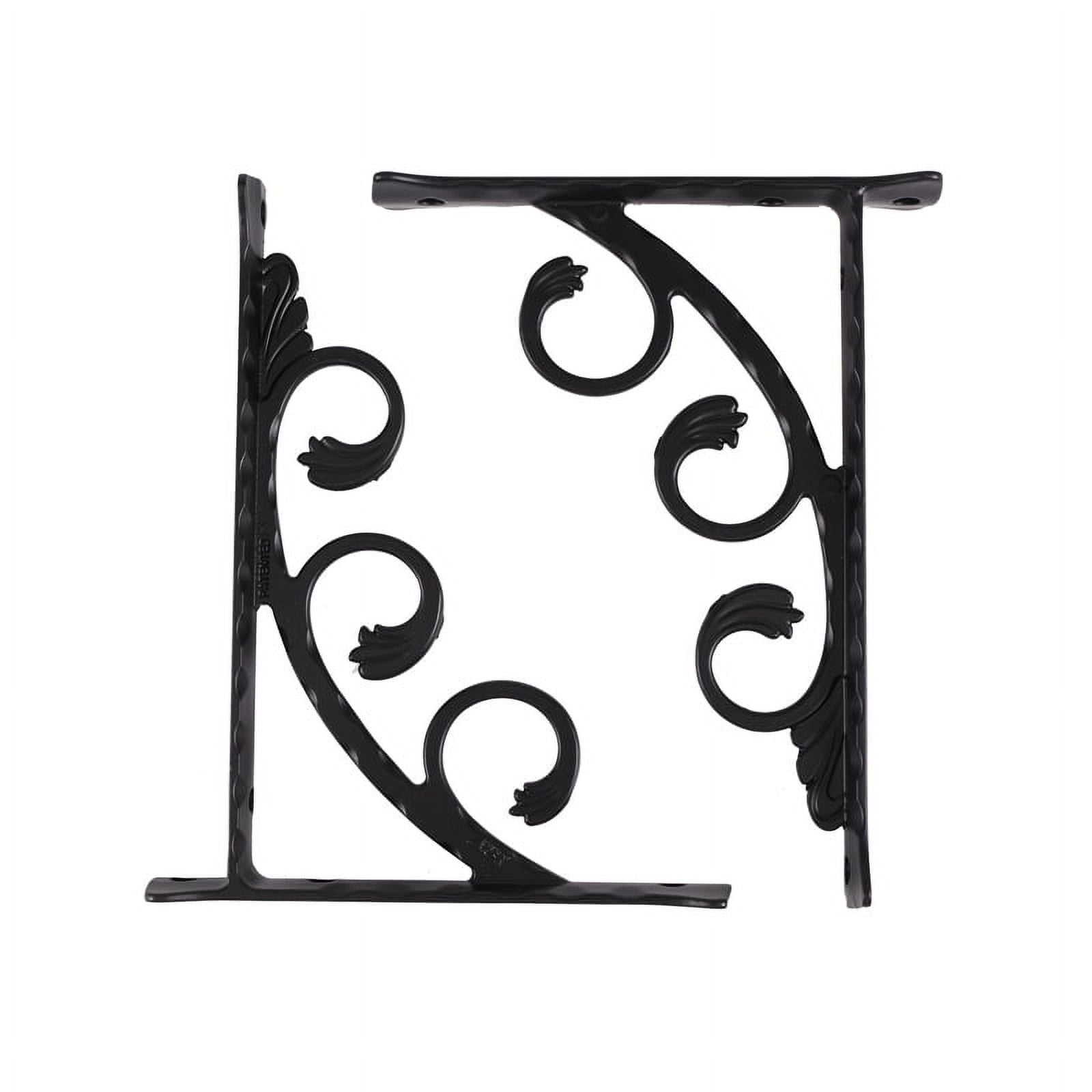 Quaqdae 2Pcs Wall Mounted L Shaped Angle Bracket Multifuntional Brace ...