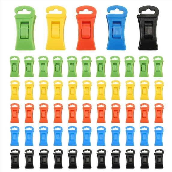 Quaqdae 60 Sock Clips for Washing Machine and Dryer, with Hooks,Sock ...