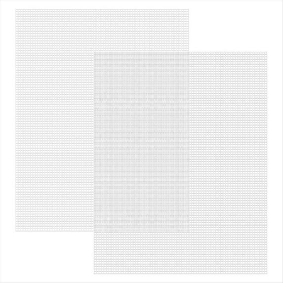 Quaqdae 7 Count Plastic Mesh Canvas Sheets for Embroidery, Acrylic Yarn ...