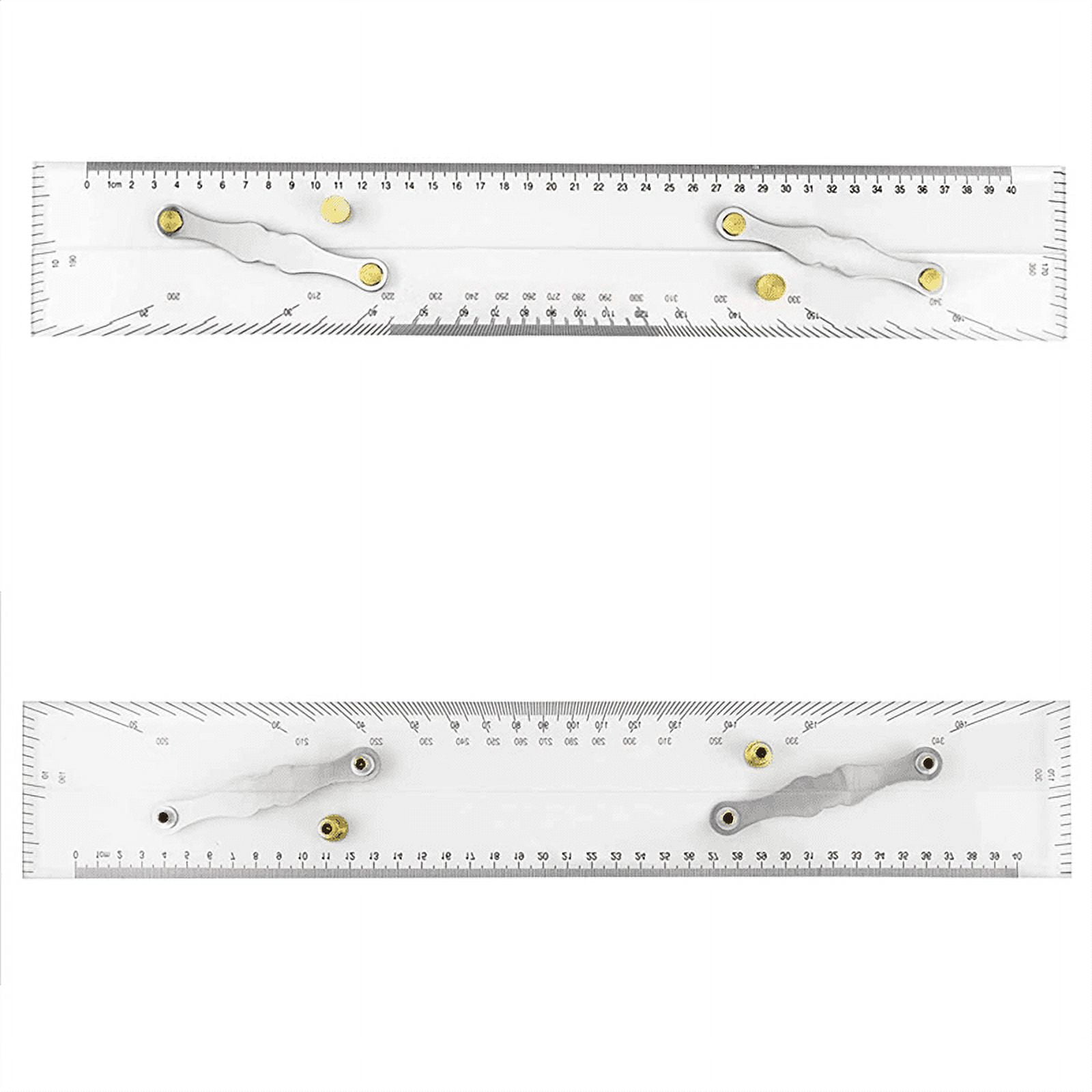 Quaqdae Foldable Ruler Marine Parallel Ruler Clear Scales Mapping ...