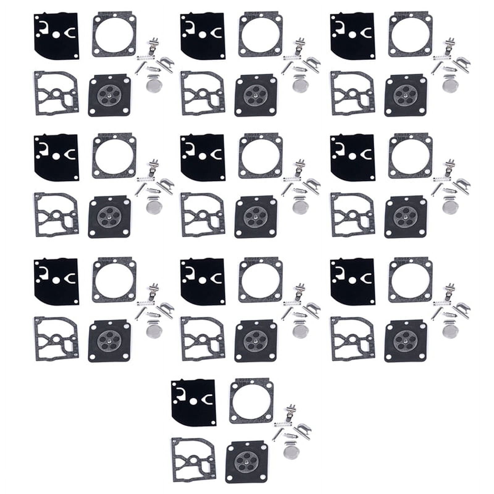 Quaqdae Gasket 10 Set Carburetor Repair Kit Trimmer Parts Rb-100 Gasket ...