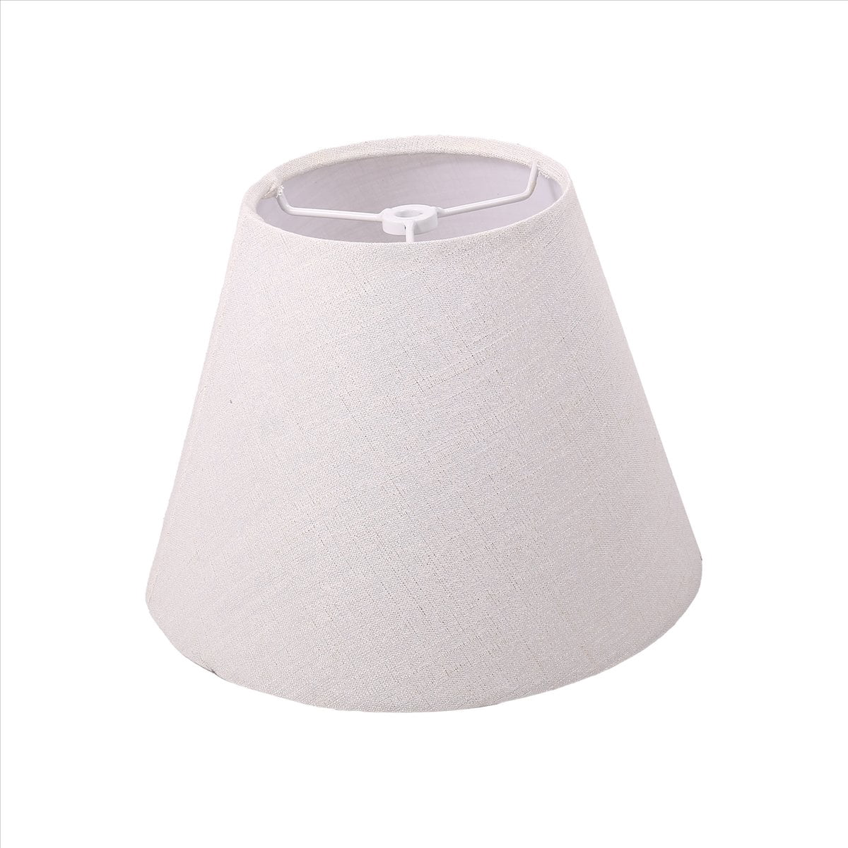 Quaqdae Lamp Shade Linen Fabric White Lamp Shade Small 5 Inch Top ...