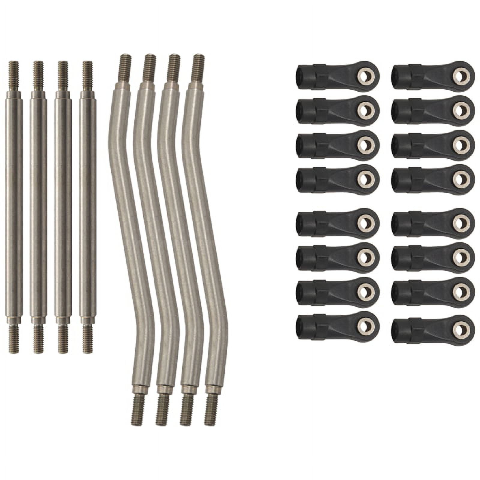 Quaqdae Metal Suspension Link Rod Linkage Steering Pull Rod for Axial ...