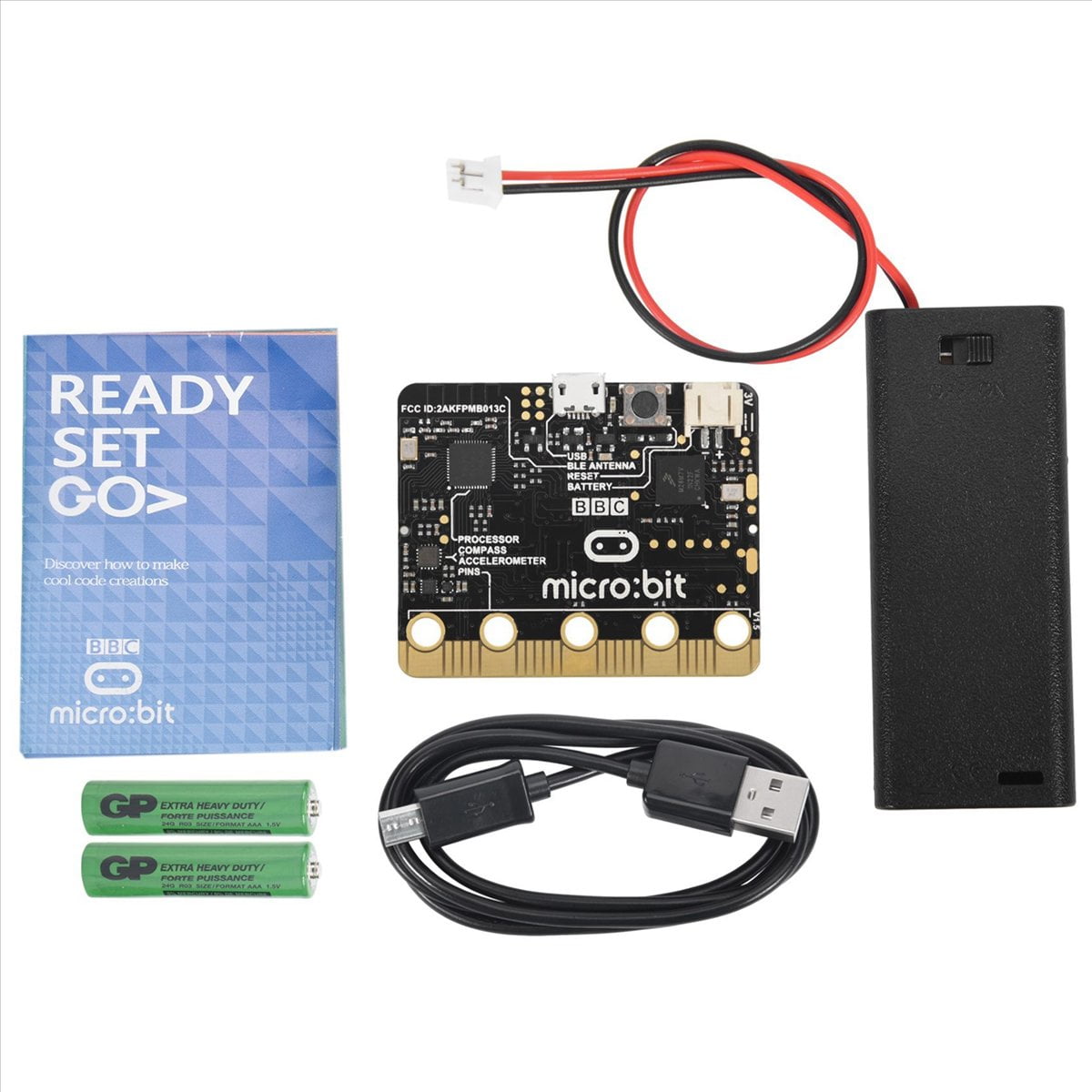 Quaqdae Microbit GO Starter Kit BBC Smart Car kit/Qtruck/python ...