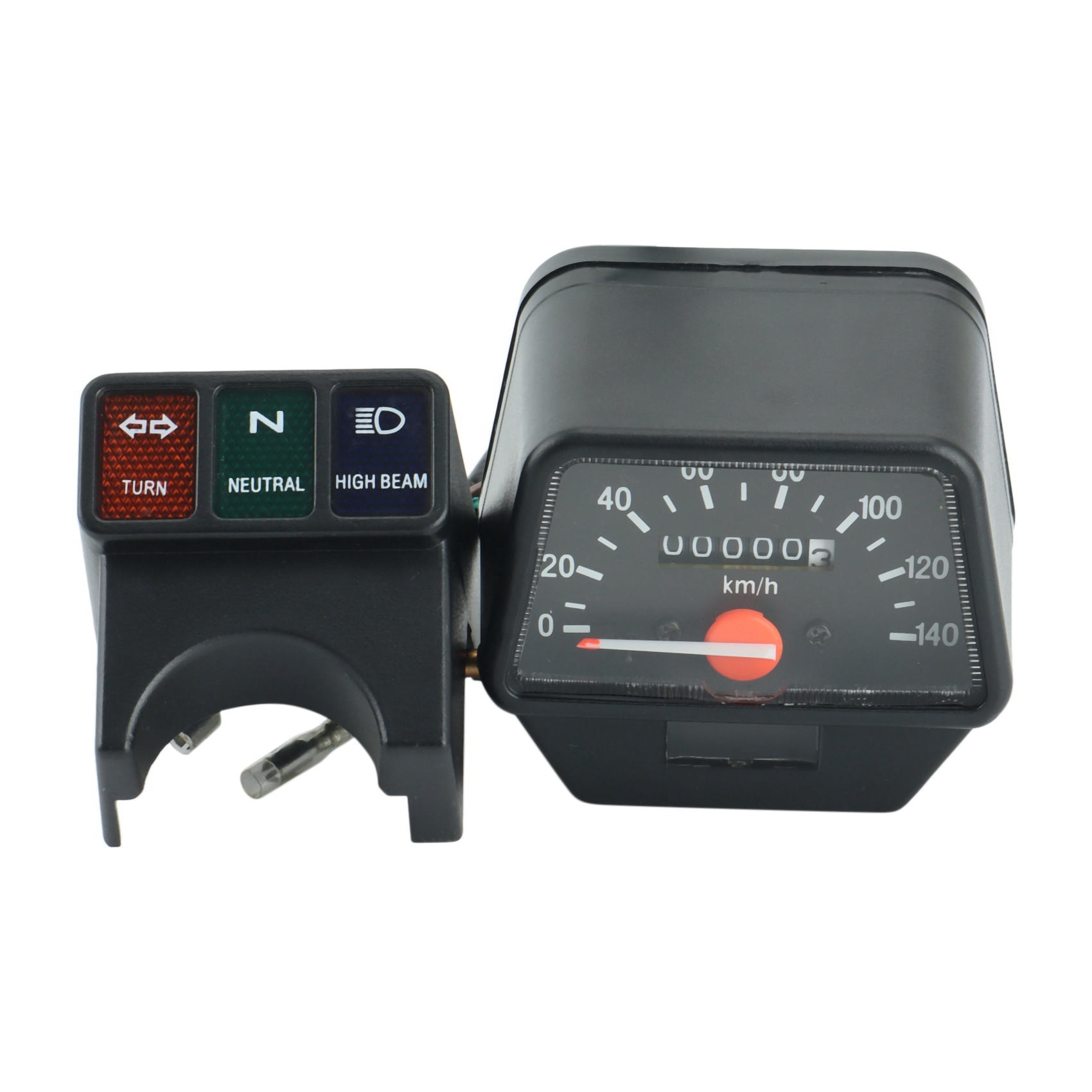 Quaqdae Motorcycle Speedometer Instrument Assembly Odometer Tachometer ...