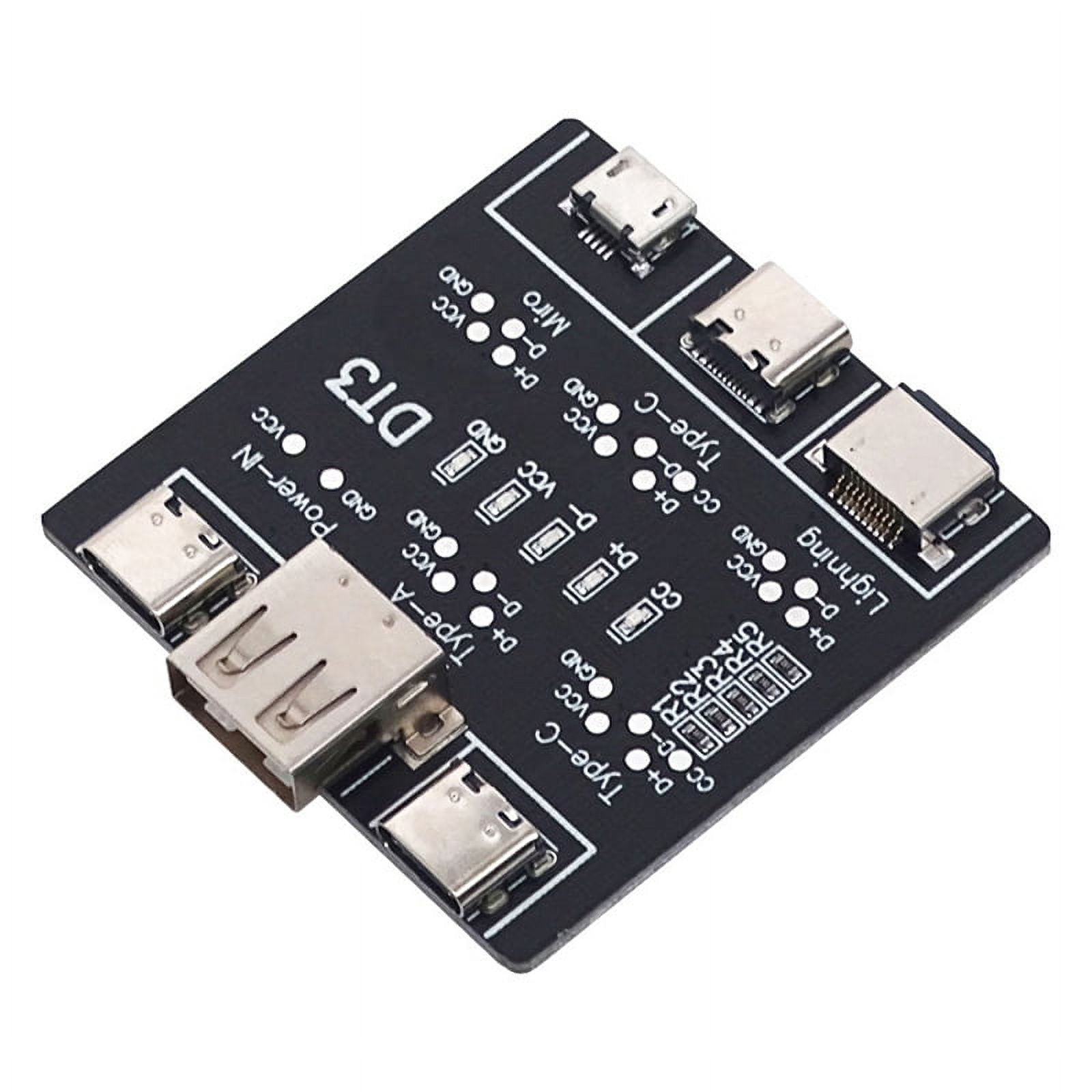 Quaqdae USB Data Line Detection Board for IOS Android Micro-USB Type-C ...