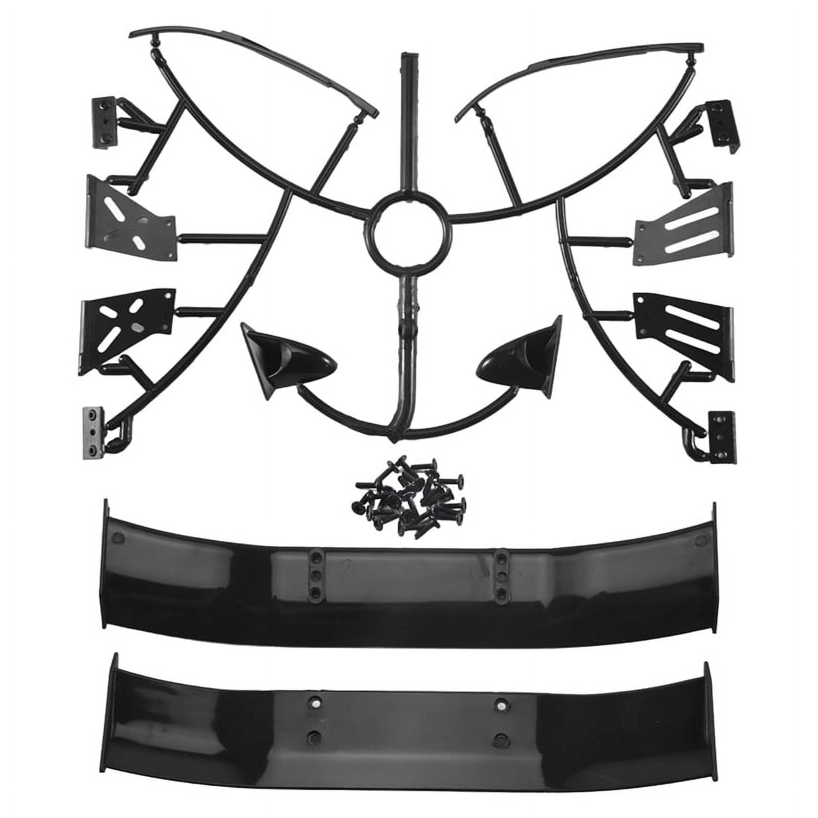 Quaqdae for 1/10 RC Racing Drift Car Rear Wings Drift Road Body Spoiler ...