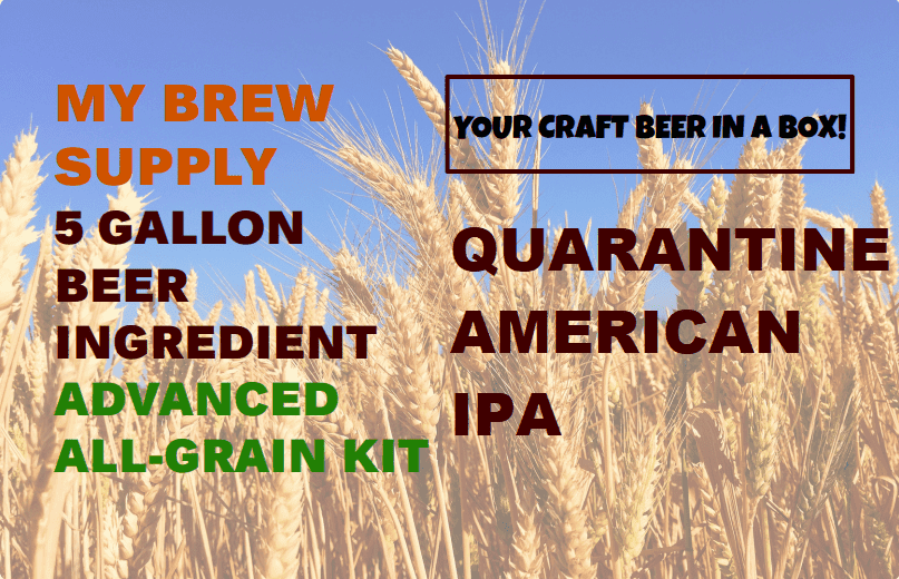 Quarantine American IPA - ALL GRAIN 5 Gal Beer Ingredient Kit - Walmart.com