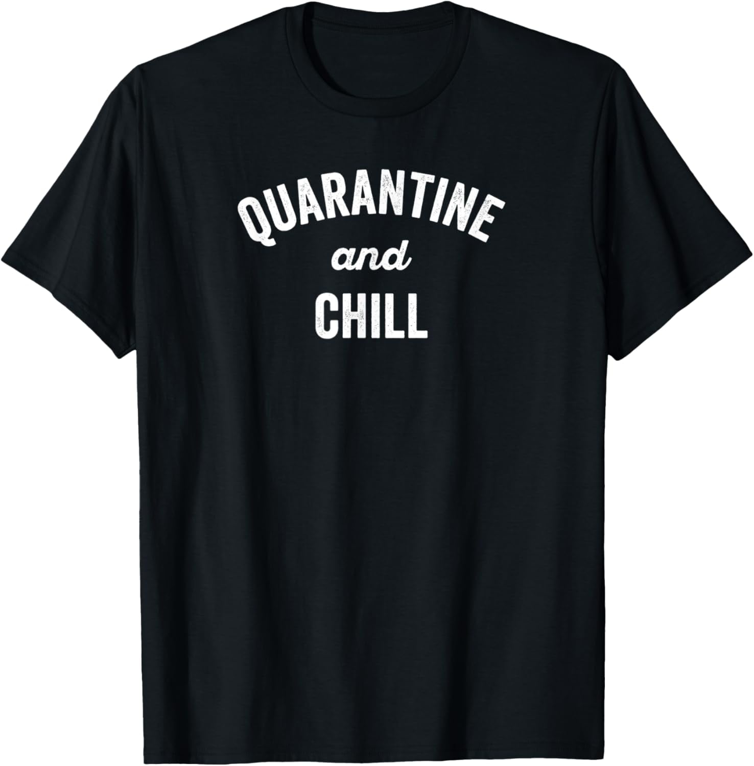Quarantine And Chill Mysophobia Germ Design for Germaphobes T-Shirt ...
