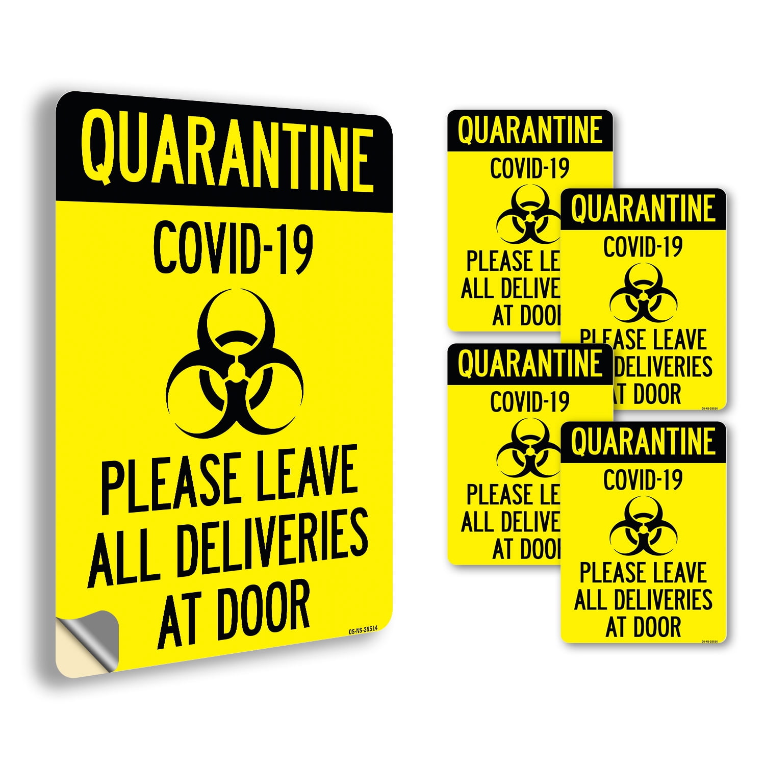 Quarantine COVID-19 Please Leave All Deliveries At Door Public Safety ...