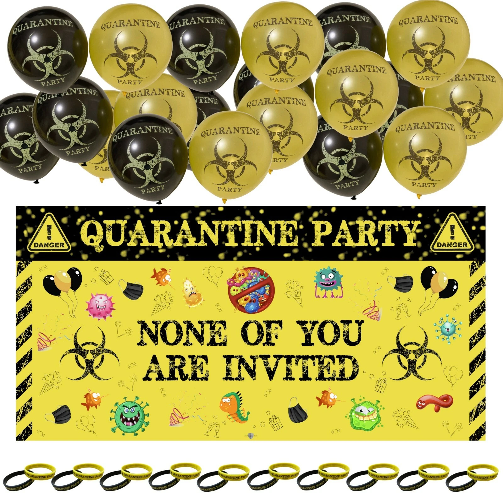 Quarantine Party Decorations Bundle Kit - Walmart.com