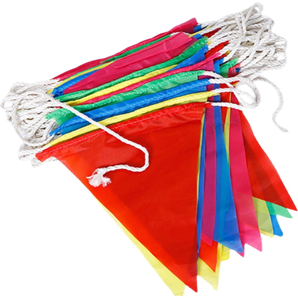 NIAIZEK Reflective Triangular Safety Flags, Assorted Colors, Polyester ...