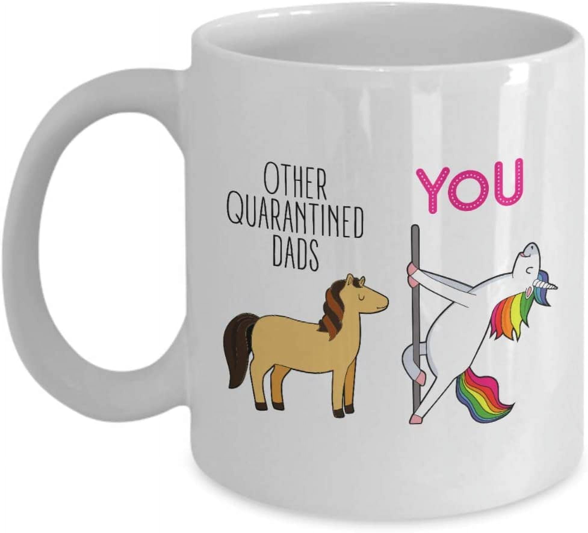Quarantined Papa Cup, Dad Appreciation Cup, Papa Safe Distance Mug ...