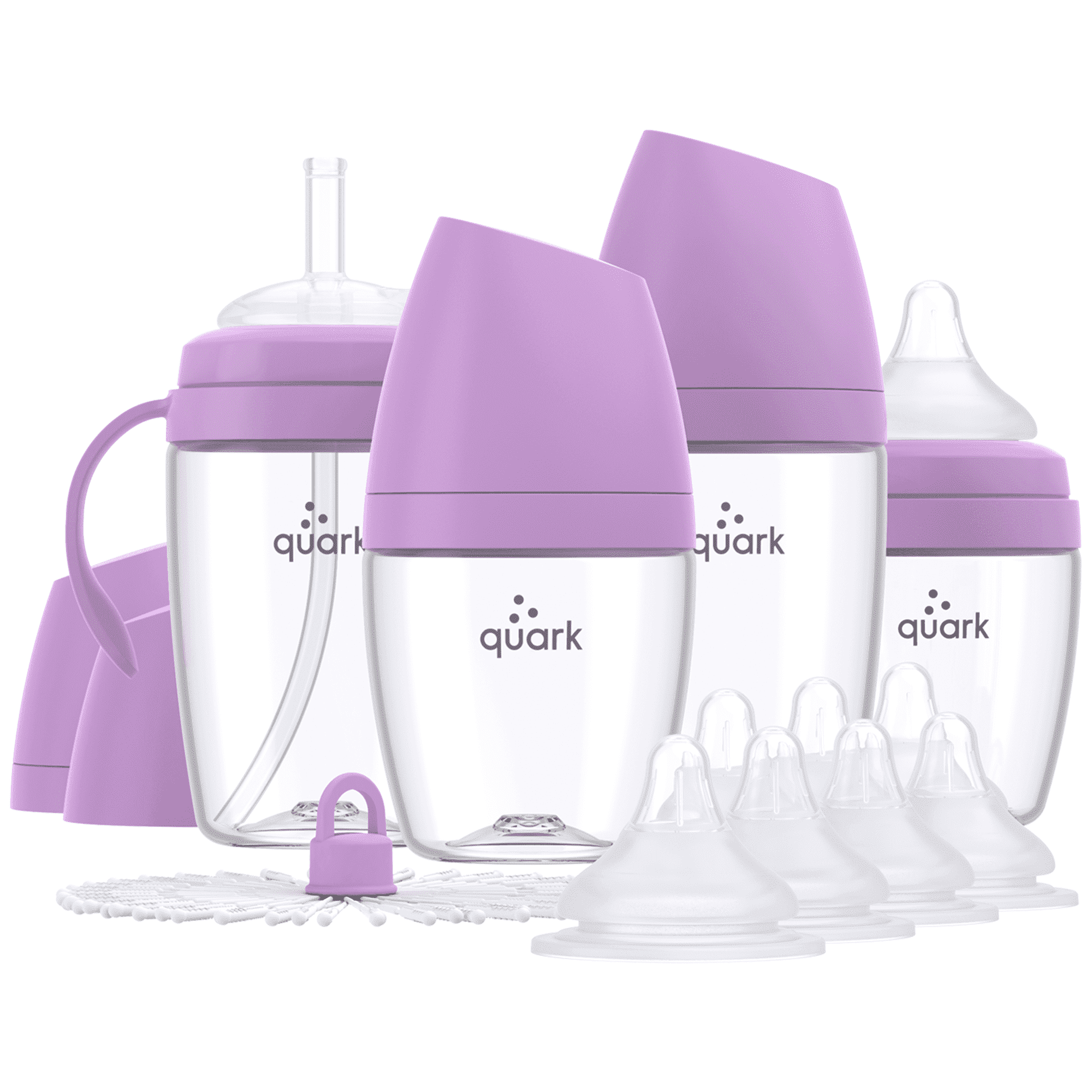 Quark BuubiBottle Hybrid Combo Feeding Baby Bottle Gift Set - BPA Free ...
