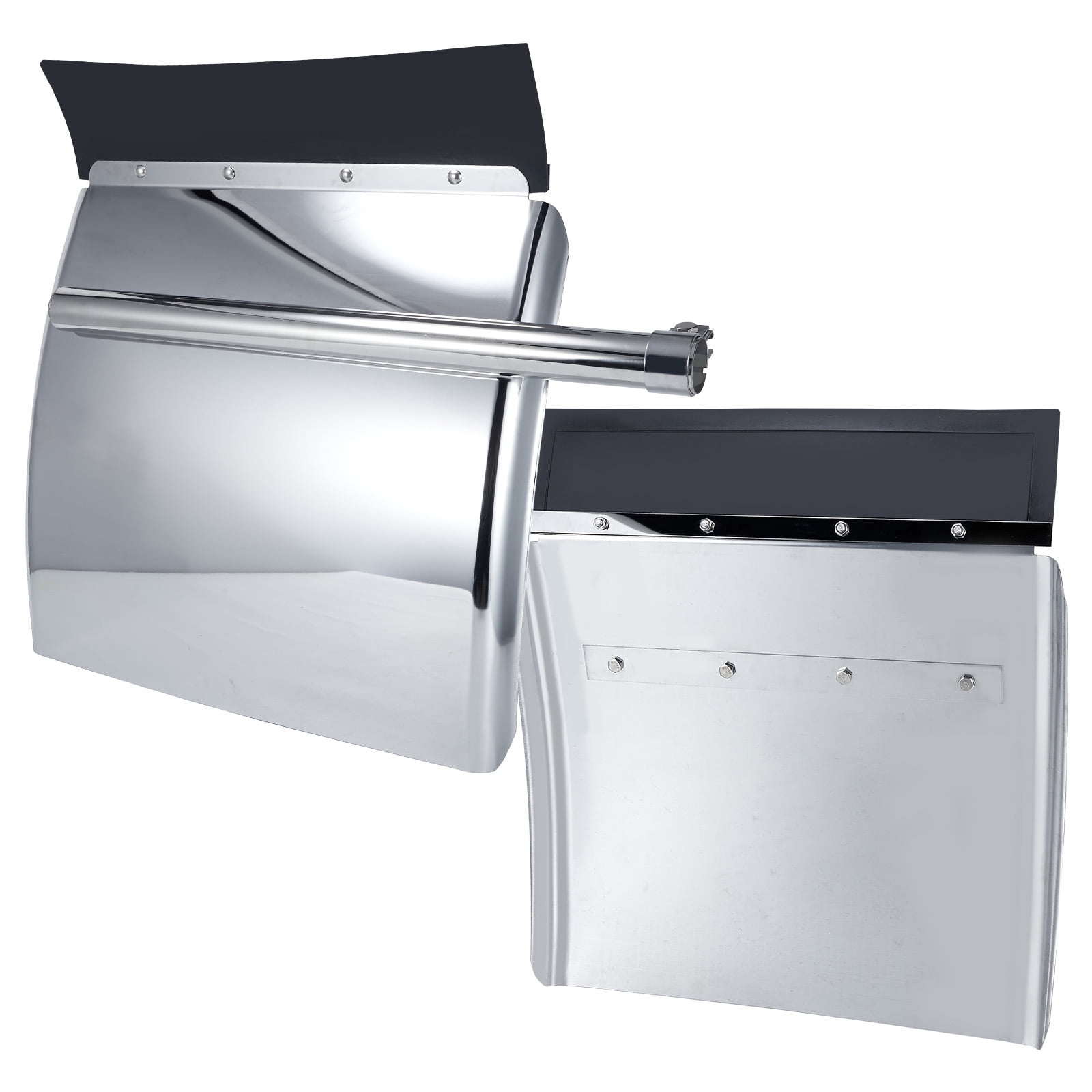 Quarter Fenders for Semi Truck 24"x24", Stainless Steel Quarter Fenders ...