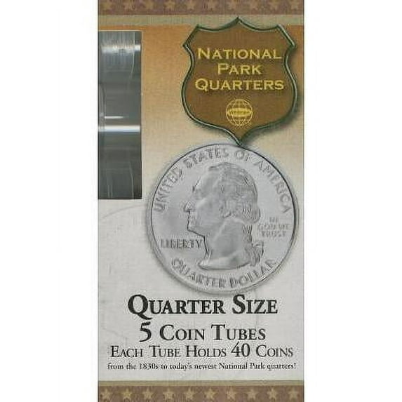 Quarter Size Coin Tube: 5 Count - Walmart.com