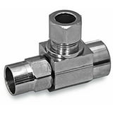 Quarter-Turn, Angle Loose Key Valve, 1/2 SWT x 3/8" OD Comp - Walmart.com