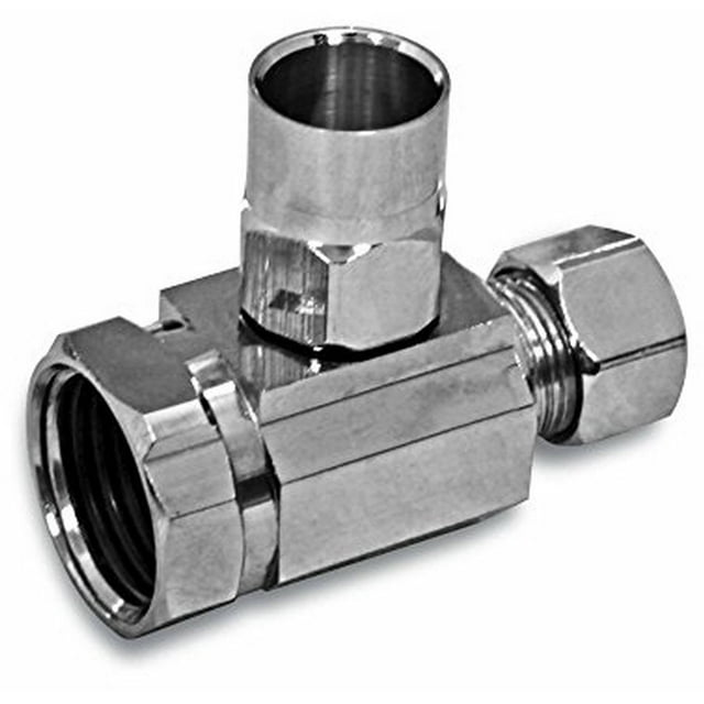 Quarter-Turn, Straight Loose Key Valve, Boxed, 1/2 FIP x 3/8" OD Comp ...