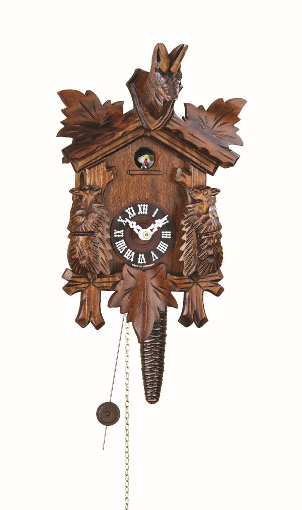 Authentic Black Forest Cuckoo Clock - Quarter Call, 1-Day Movement ...
