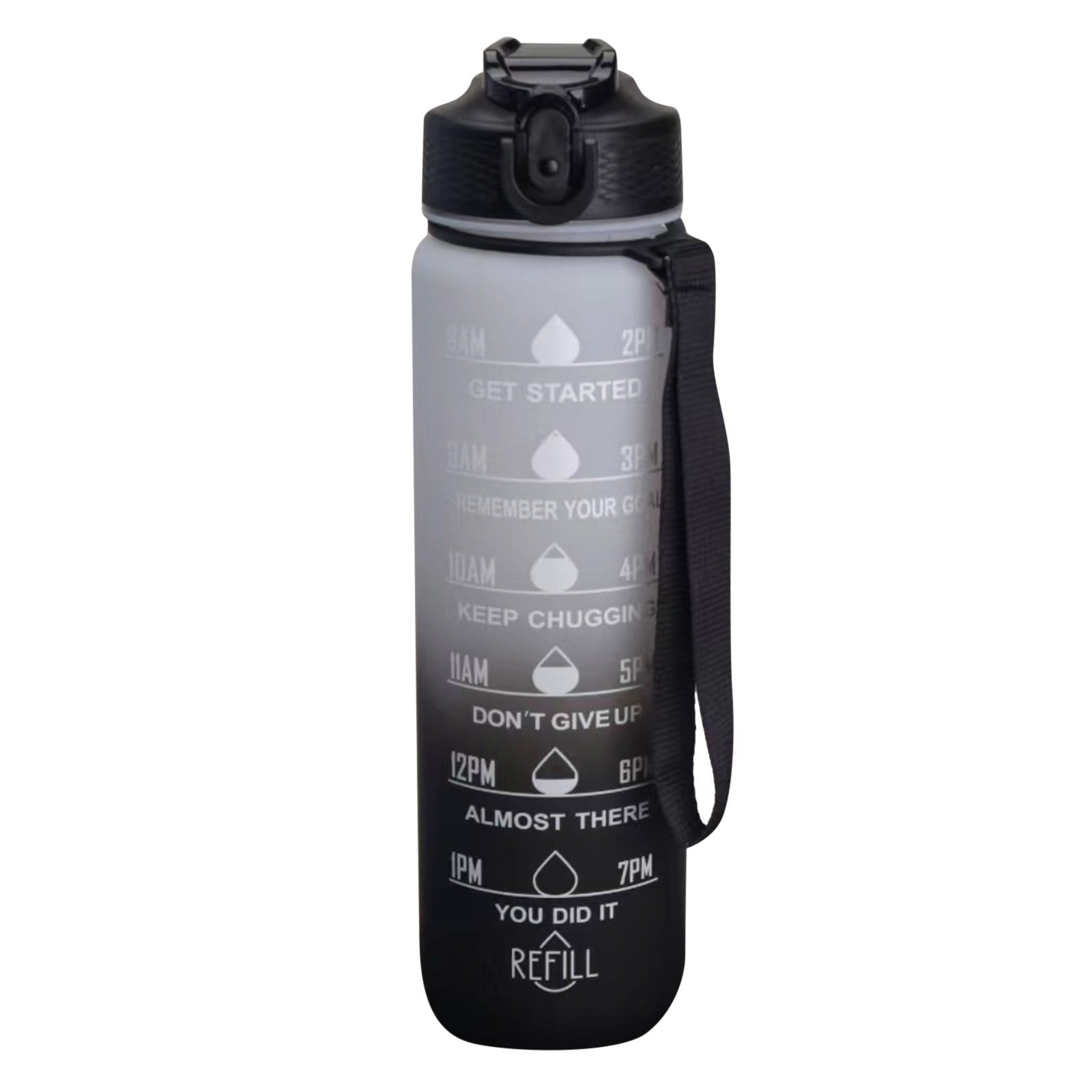 Quarterly promotion 32oz Motivational Water Bottle with Time Marker Drinking Water Bottles with ...