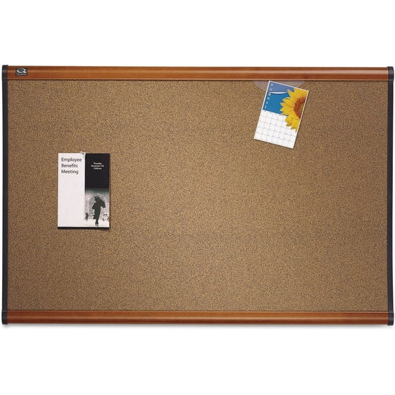Quartet B243LC Prestige Bulletin Board, Brown Graphite-Blend Surface ...