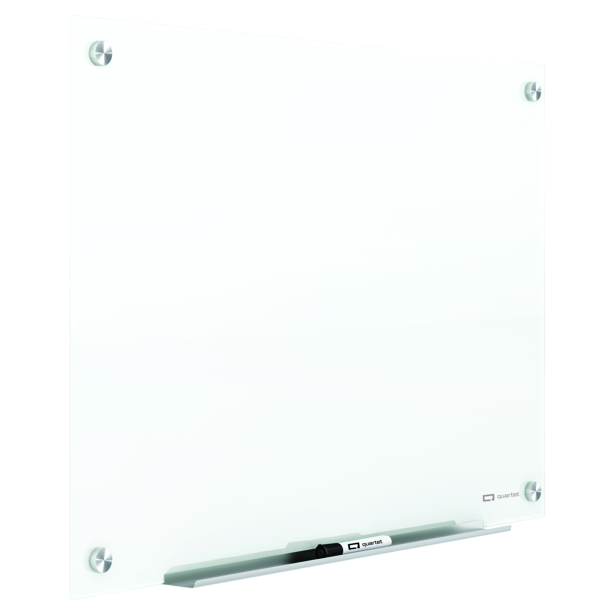 "Quartet Brilliance Large Whiteboard, 96"" x 48"", Dry-Erase Glass ...