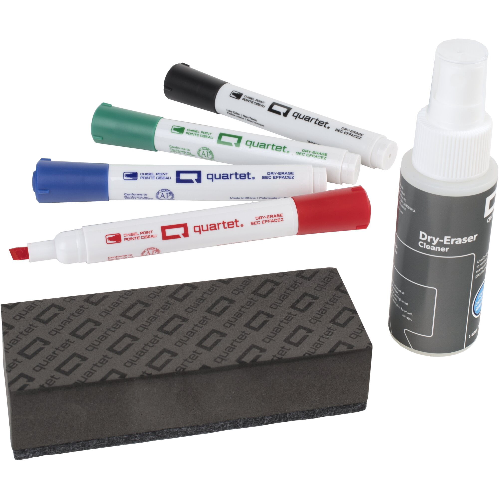 Quartet 4 Count Dry Erase Cleaner 51 659672Q - Walmart.com