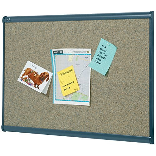 Quartet Cork Bulletin Board, Prestige, 4 x 3 feet, Graphite Finish ...