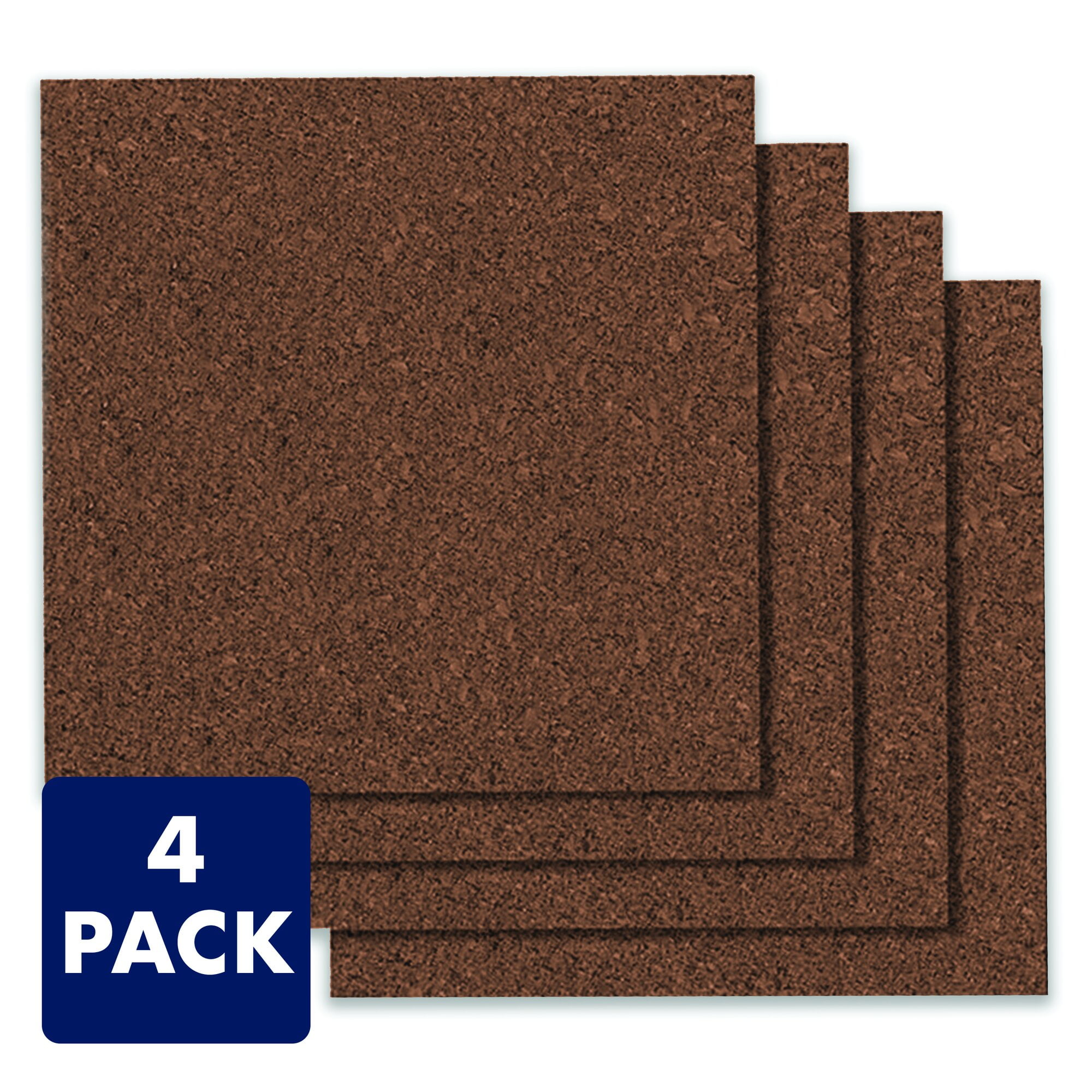 Quartet Dark Brown Cork Bulletin Board, 4 Count, 4 Pack - Walmart.com