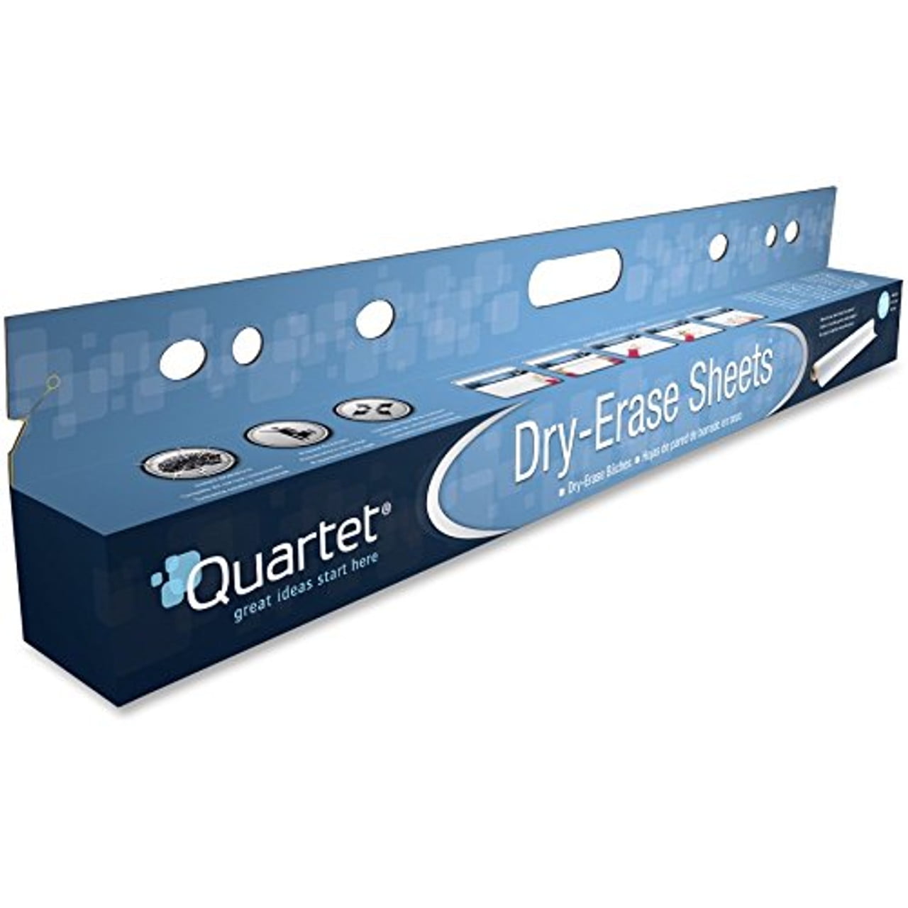 Quartet Dry-Erase Sheets - 40 Ft White Film - Wall Mount - 15 / Roll ...