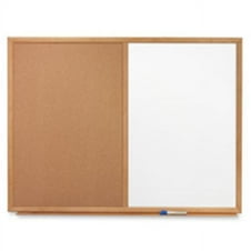 Whiteboard and Corkboard Combo for Home Office Classroom Use