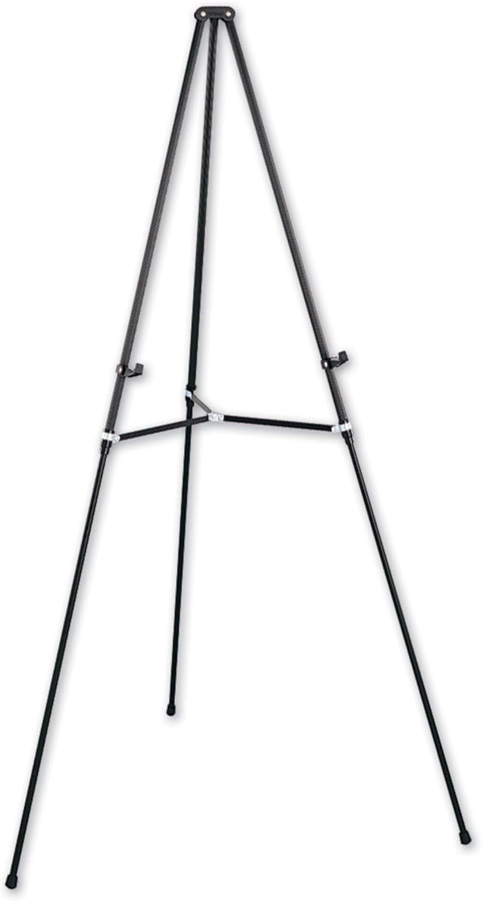 Quartet Easel, Aluminum, Lightweight, Telescoping, 66" Max. Height ...