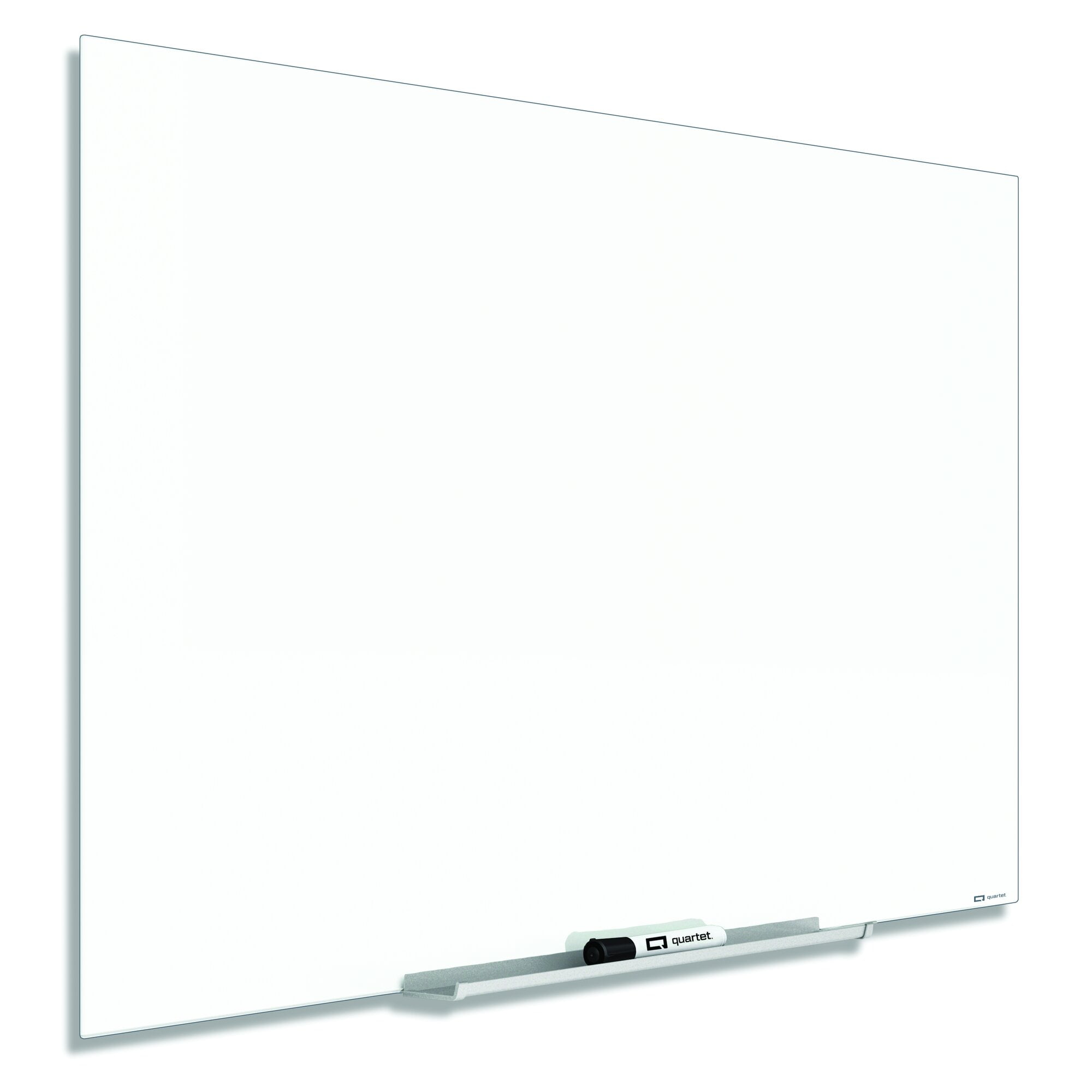 Quartet InvisaMount Magnetic Glass Dry-Erase Board, Hanging Wall ...