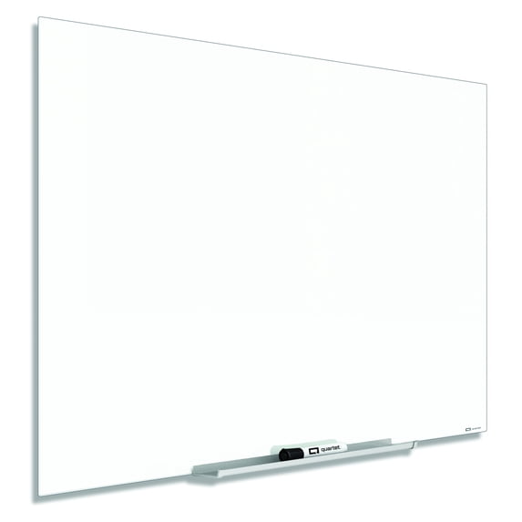 Quartet InvisaMount Magnetic Glass Dry-Erase Board, Hanging Wall ...