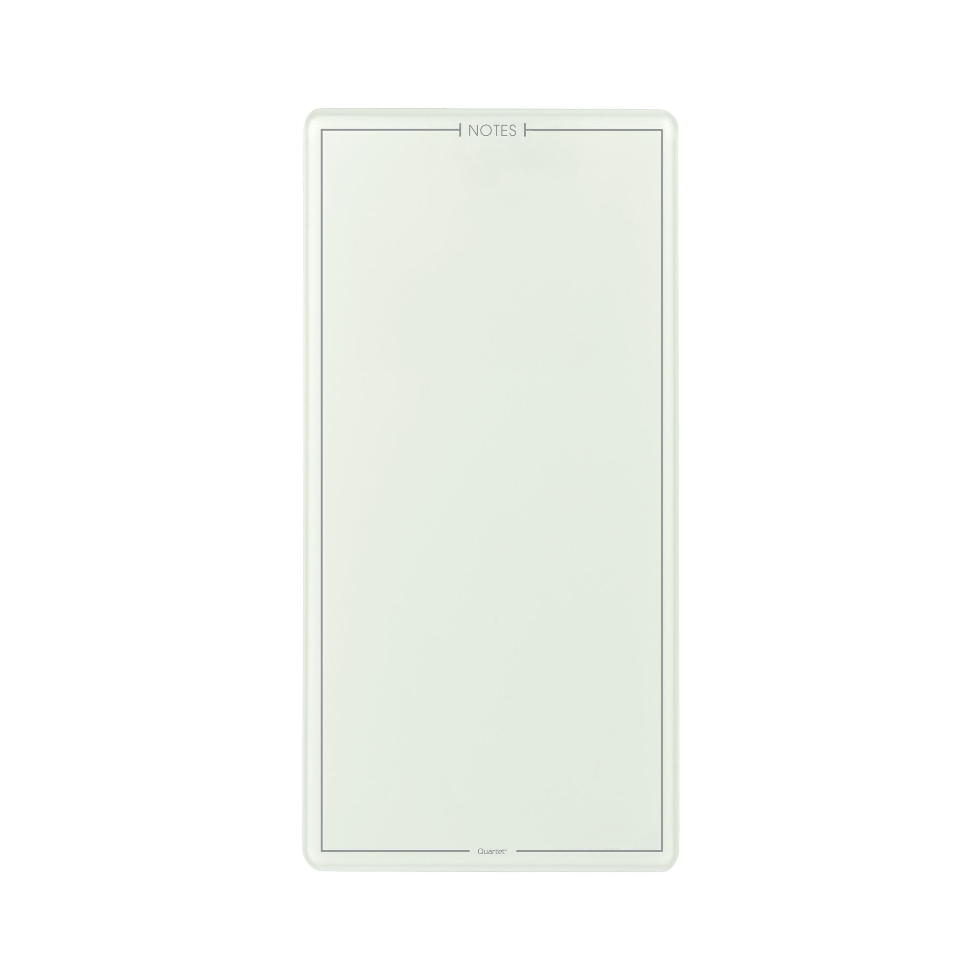 Quartet Glass Dry-Erase Note Pad, 4" x 8", Frameless White Surface ...