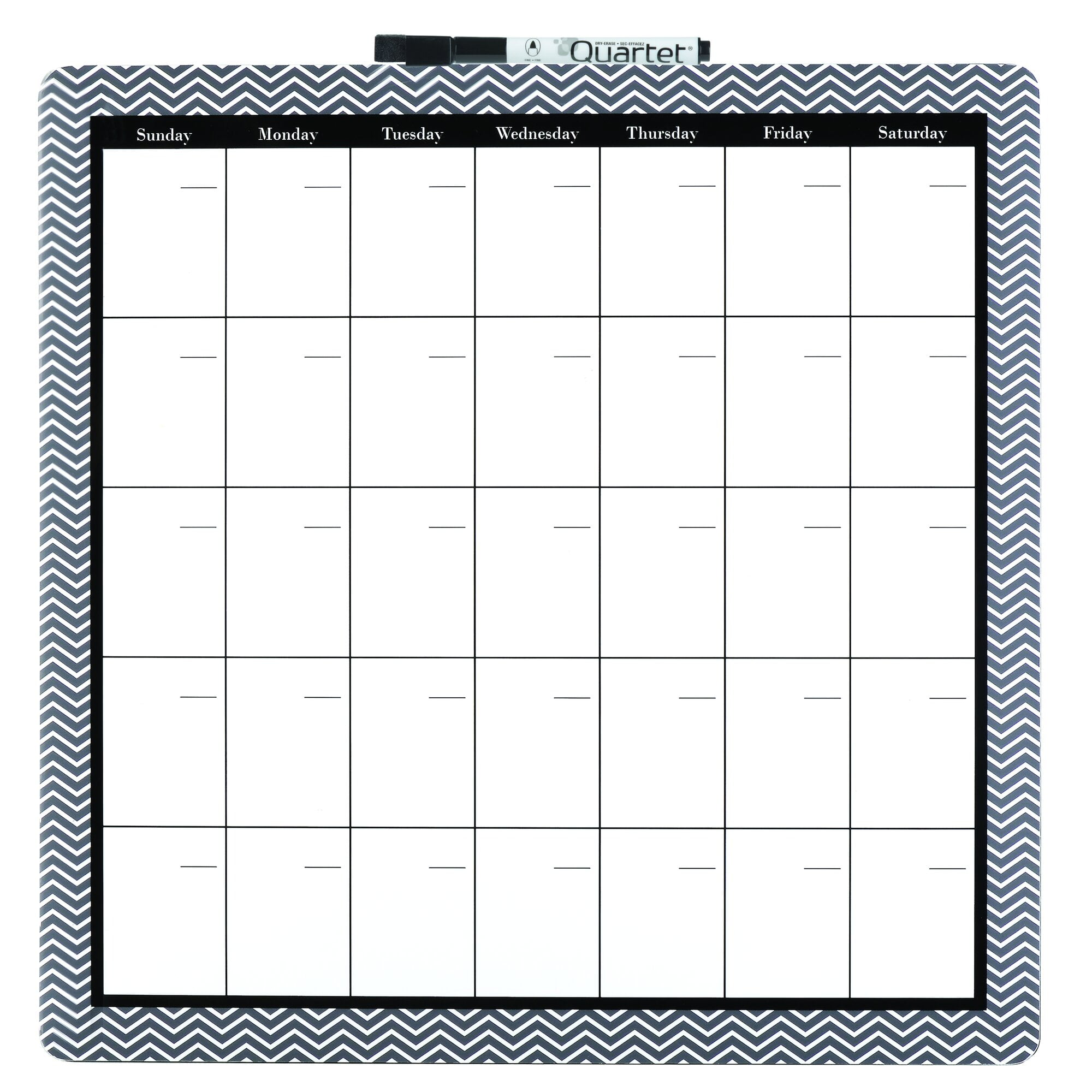 Quartet Home Organization Magnetic Monthly Dry-Erase Calendar, 14" x 14 ...