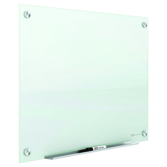 Quartet Infinity Glass Dry-Erase Board, White Surface, Wall Mounted, 48 ...